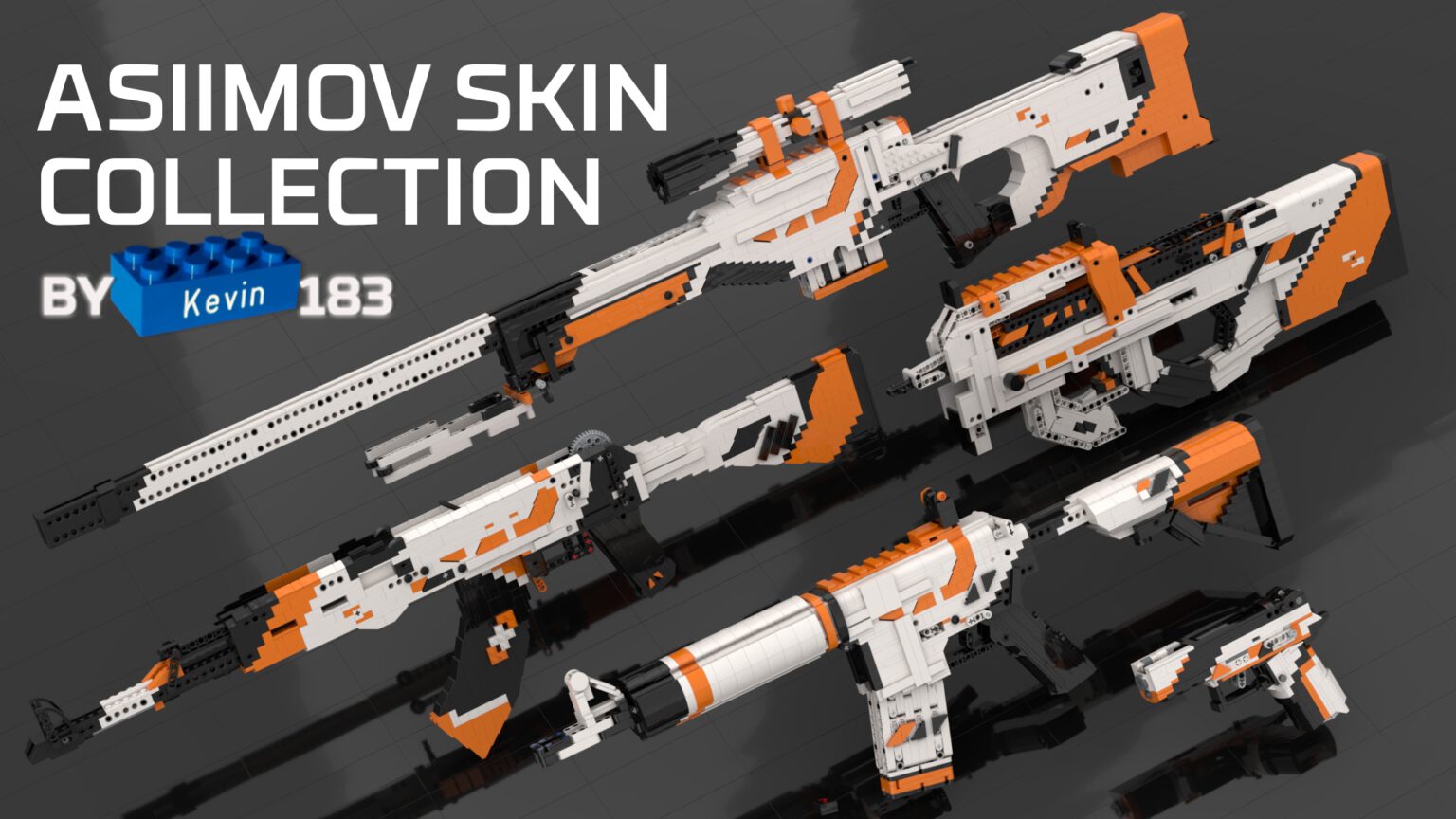 Weapon Skin Collection Asiimov Style [Discount Bundle - PDF INSTRUCTION ...