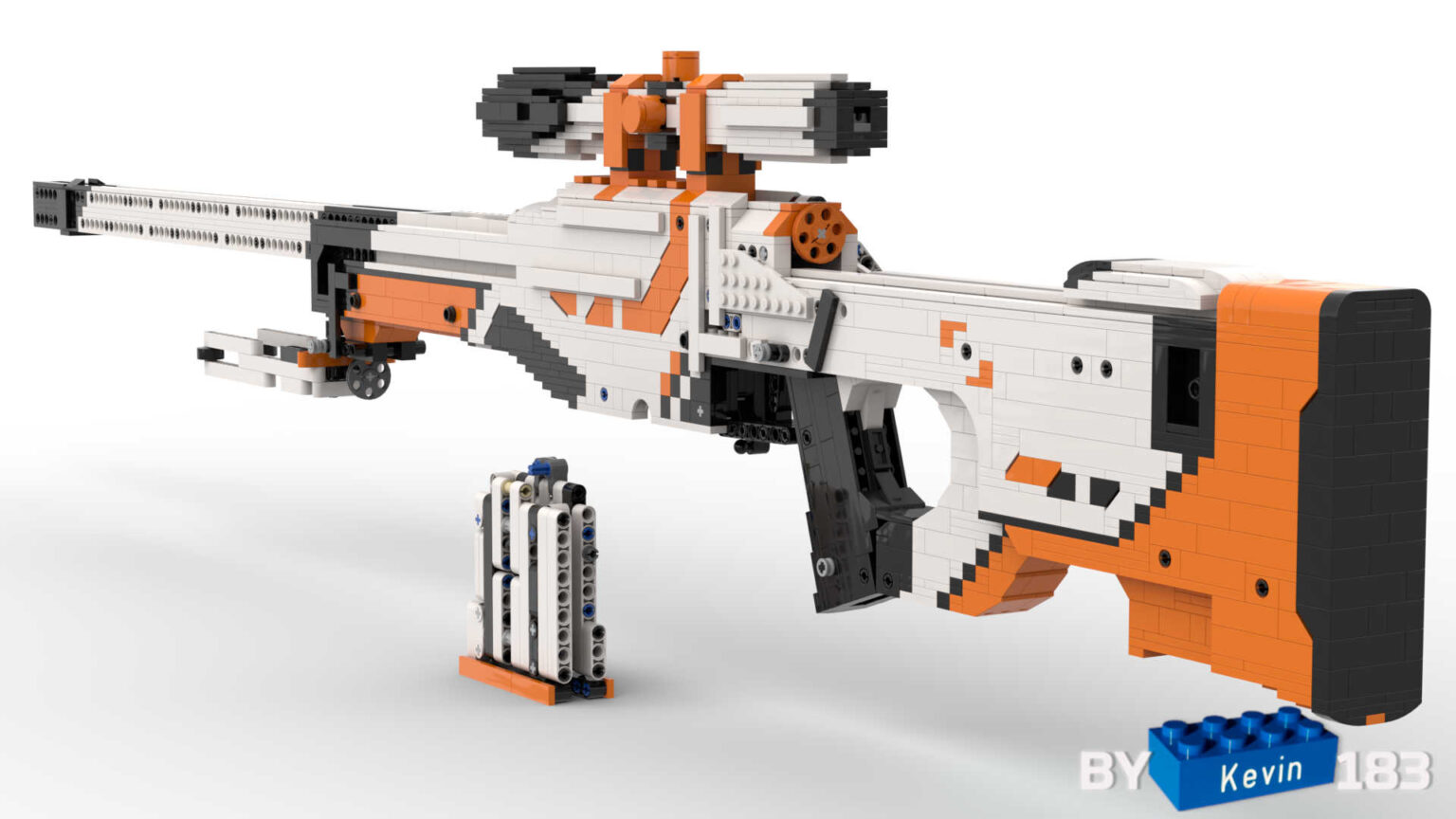 Sniper AWP | Asiimov Style [PDF INSTRUCTION] - Kevin183 Shop
